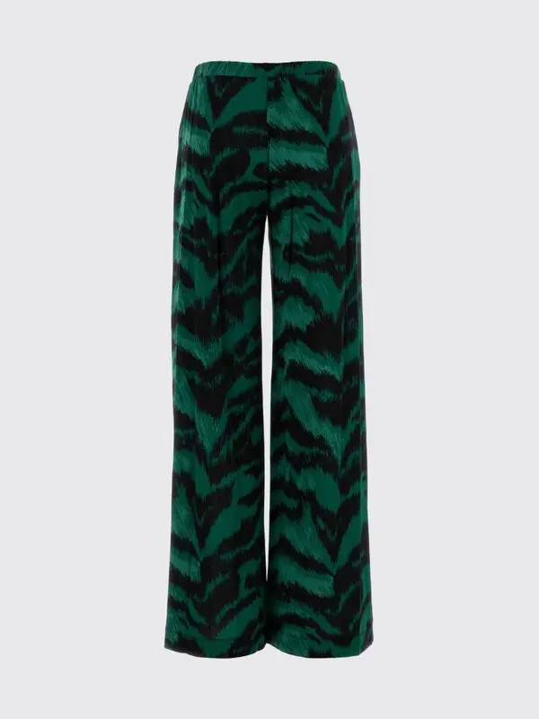 Diane Von Furstenberg High-waisted Animal Print Palazzo Trousers