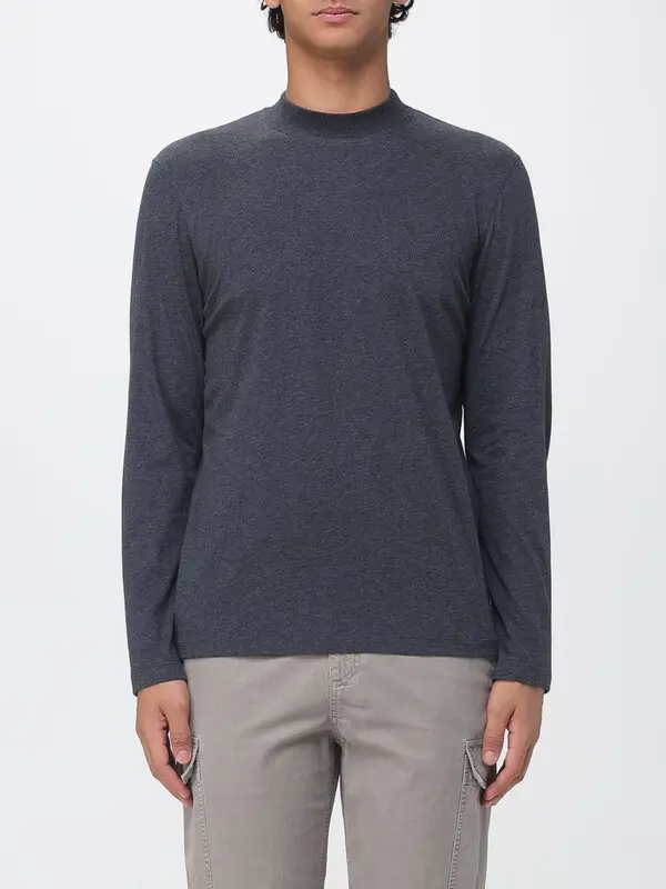 Brunello Cucinelli Slim Fit Long-sleeved Cotton T-shirt