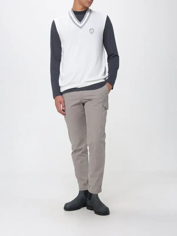 Brunello Cucinelli Slim Fit Long-sleeved Cotton T-shirt