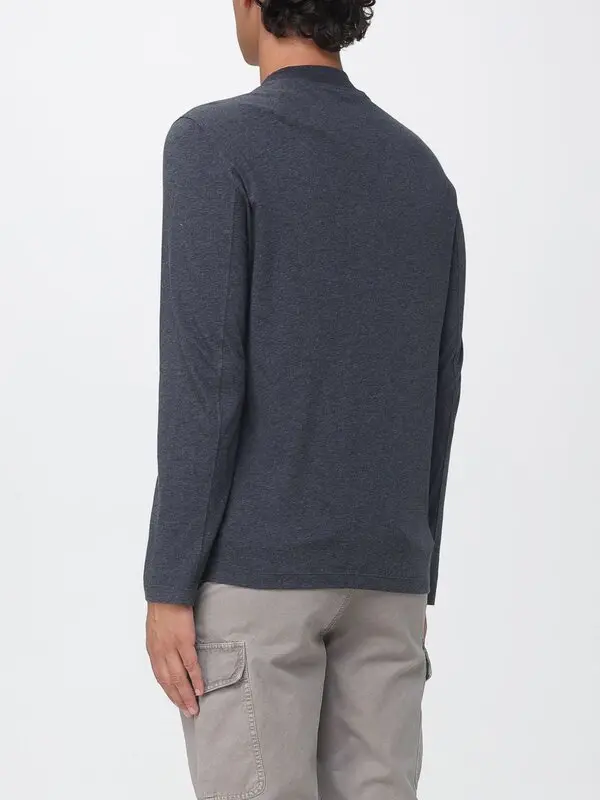 Brunello Cucinelli Slim Fit Long-sleeved Cotton T-shirt