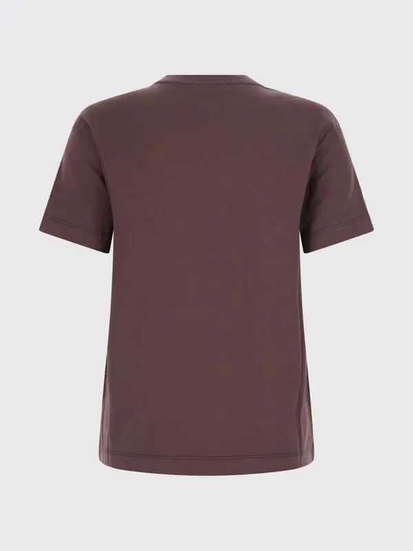 Brunello Cucinelli Polyamide T-shirt With Patch Pocket And Contrast Logo
