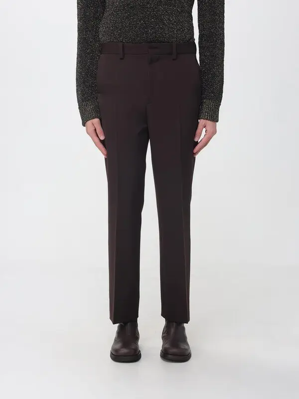 Marni Slim Fit Pleated Pure Virgin Wool Tailored Trousers