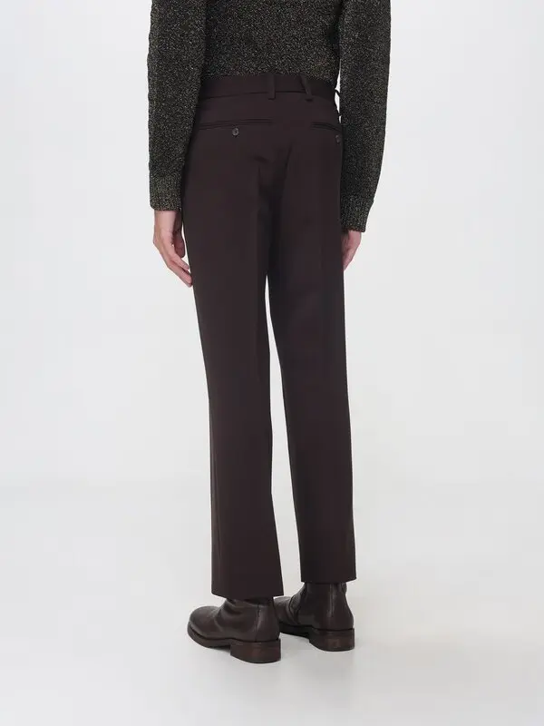 Marni Slim Fit Pleated Pure Virgin Wool Tailored Trousers