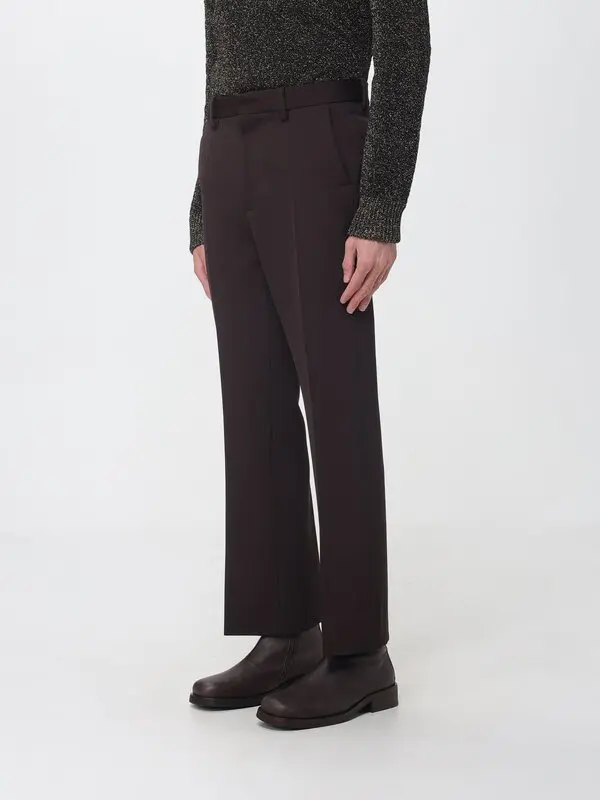 Marni Slim Fit Pleated Pure Virgin Wool Tailored Trousers