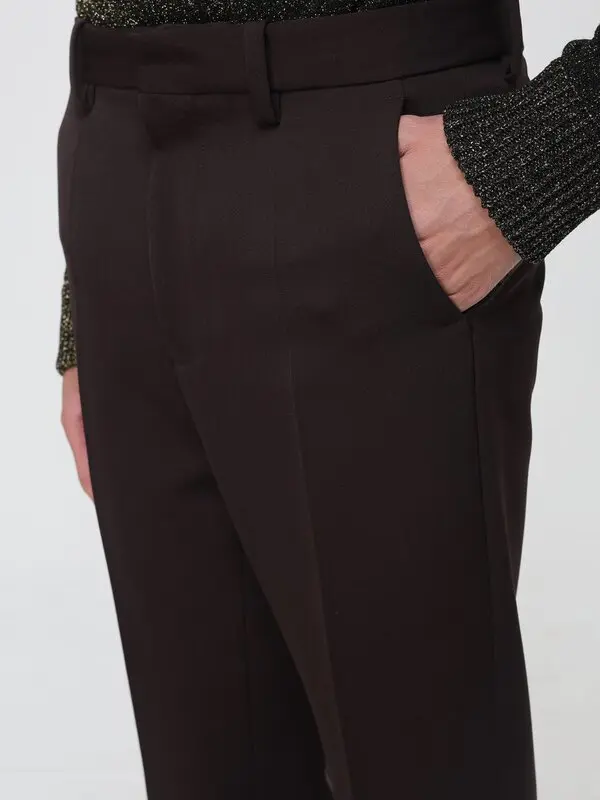 Marni Slim Fit Pleated Pure Virgin Wool Tailored Trousers