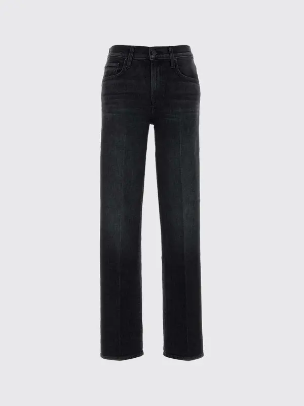 MOTHER Rambler Zip Sneak Mid-rise Cropped Straight Jeans