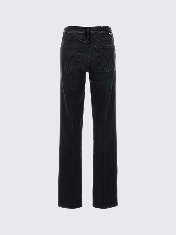 MOTHER Rambler Zip Sneak Mid-rise Cropped Straight Jeans