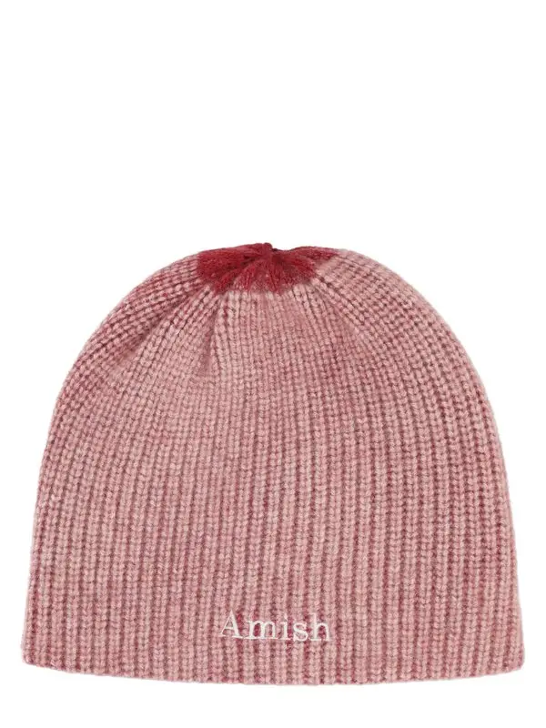 AMISH SUPPLIES Berretto In Lana Con Logo - Red