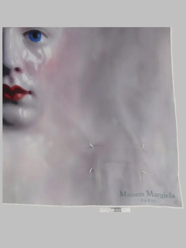 MAISON MARGIELA Foulard In Seta Con Stampa