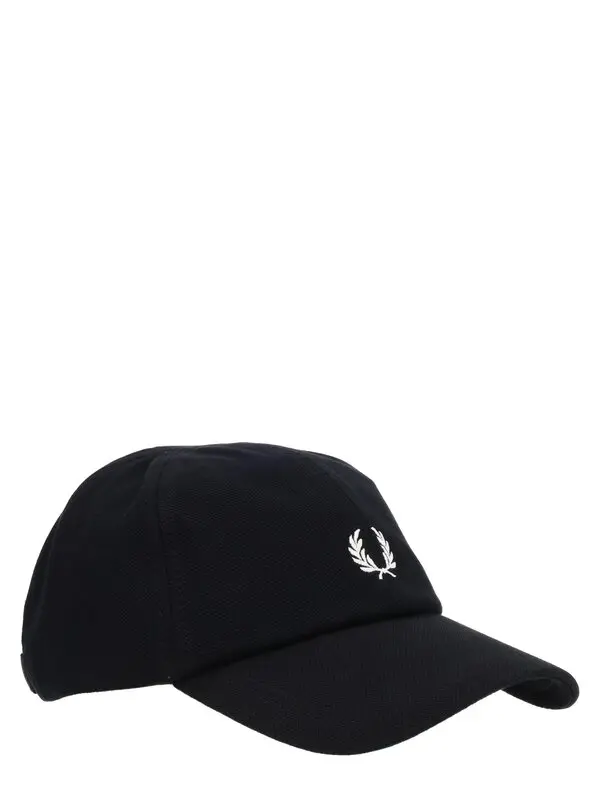 Fred Perry Cappello Da Baseball Con Logo - Black