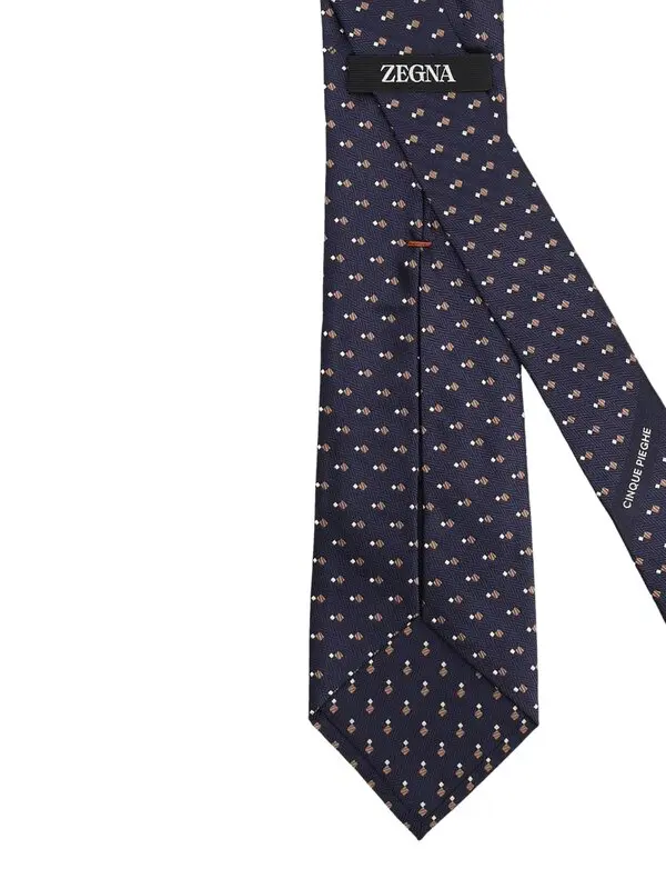 Zegna Cravatta In Seta Di Gelso