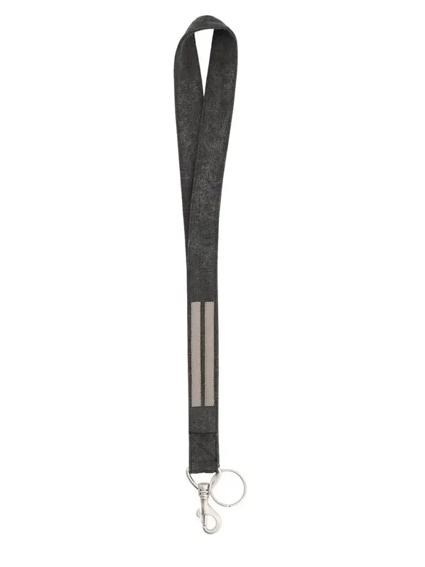 Rick Owens Gancio Da Collo In Canvas Di Cotone - Grey