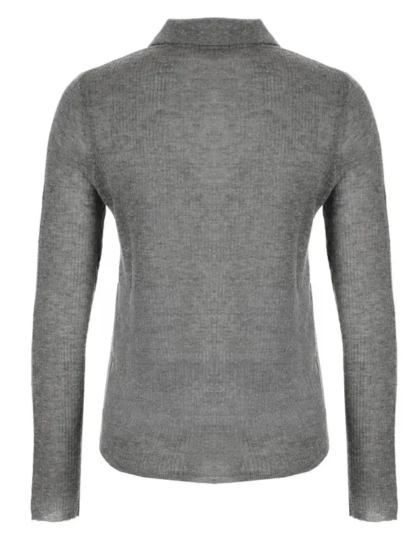 Aspesi Polo In Maglia Di Lana