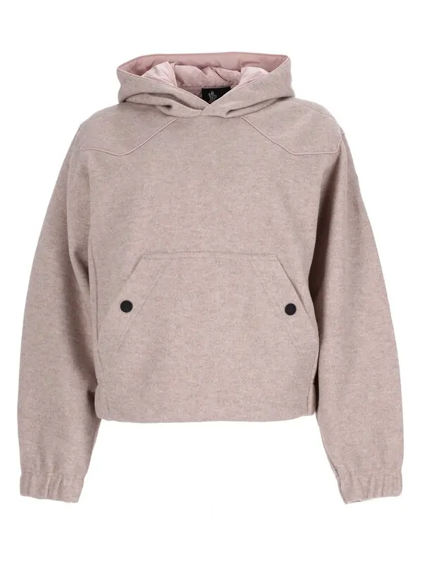 Moncler Felpa Con Patch Logo