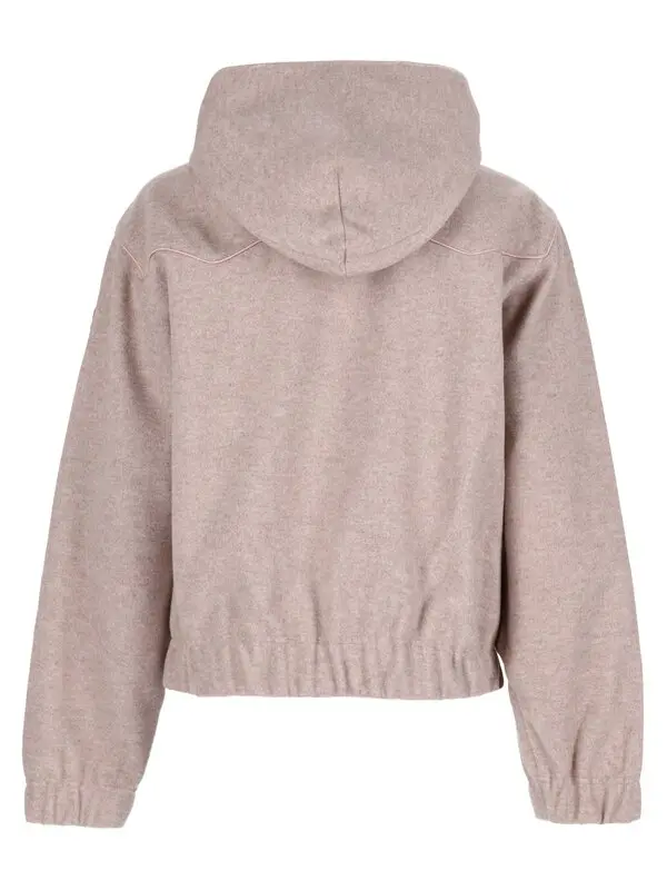 Moncler Felpa Con Patch Logo
