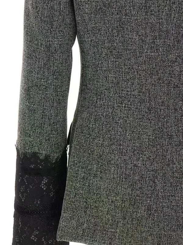 KAOS Double-breasted Lace-detail Blazer