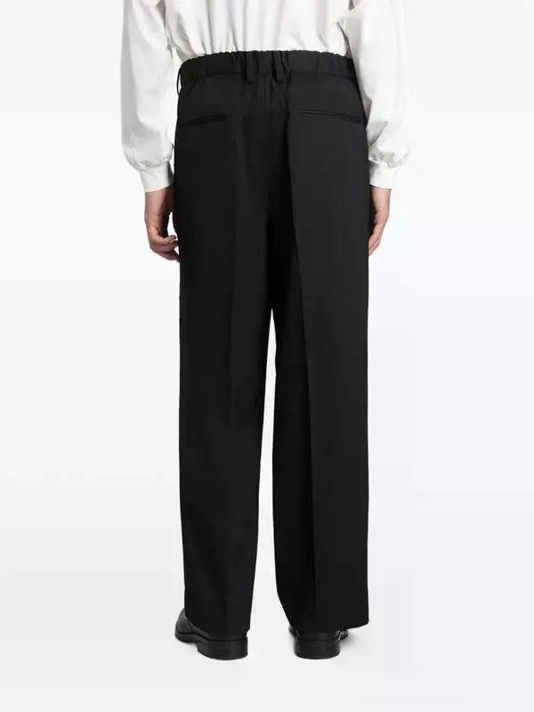 SSSTEIN Pleated Wide-leg Trousers