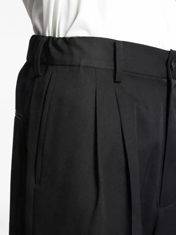 SSSTEIN Pleated Wide-leg Trousers