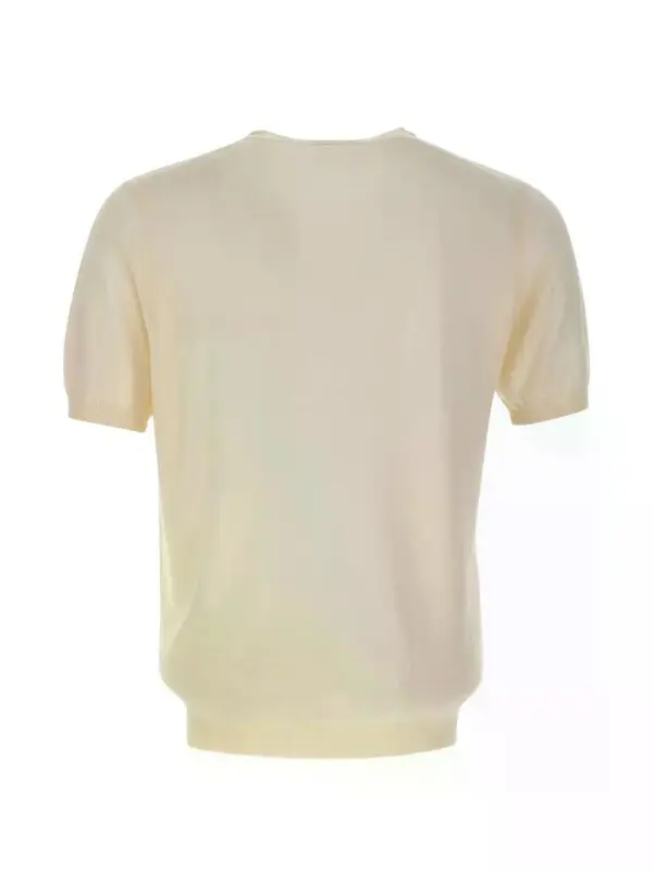 KANGRA Short-sleeve Virgin-wool Sweater