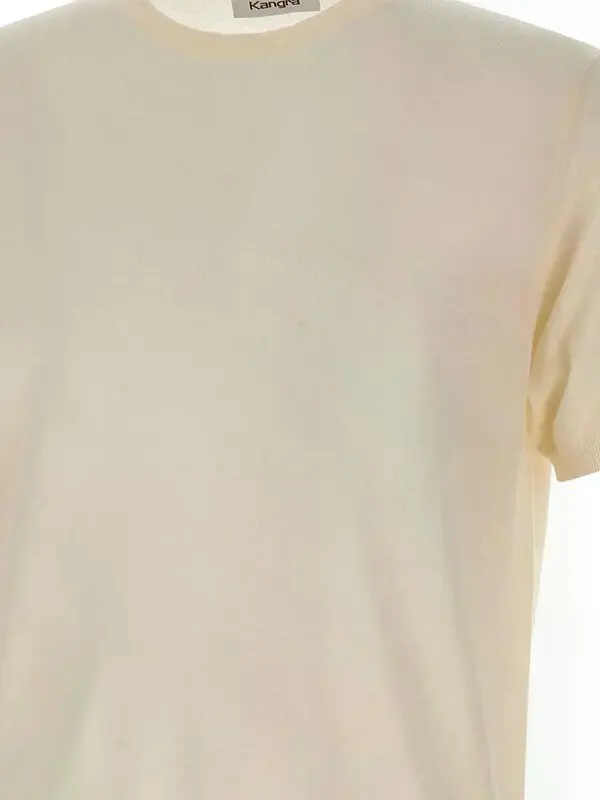 KANGRA Short-sleeve Virgin-wool Sweater