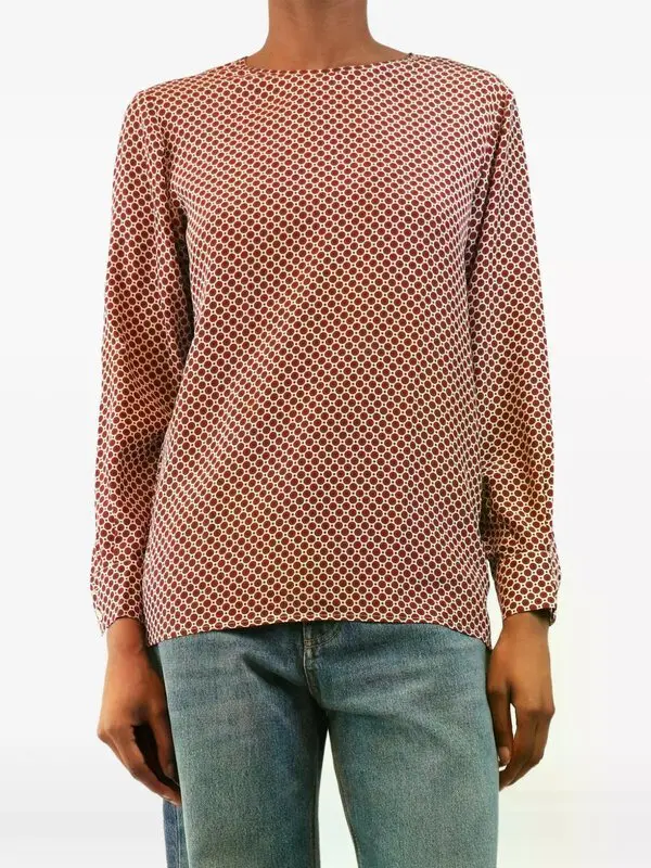 Stella McCartney Long-sleeve Silk Blouse