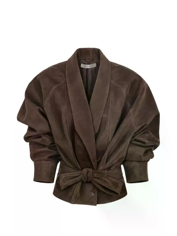 NINEMINUTES The Box Tabacco Belted Coat