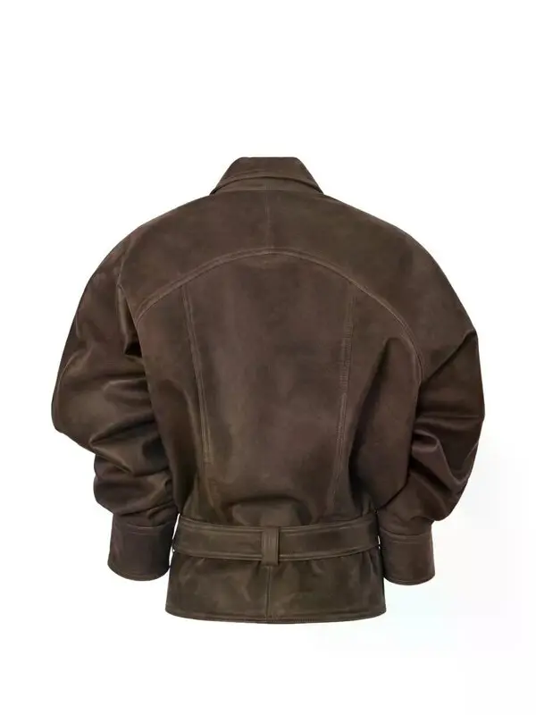 NINEMINUTES The Box Tabacco Belted Coat
