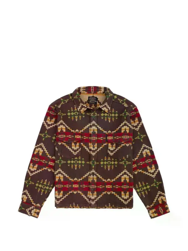 Pendleton La Pine Geometric-pattern Shirt - Brown