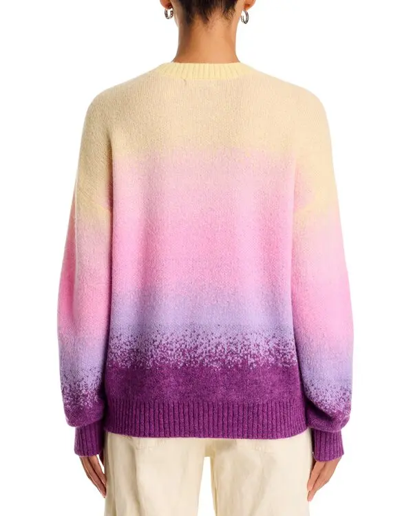 Aqua Ombre Smiley Sweater Exclusive