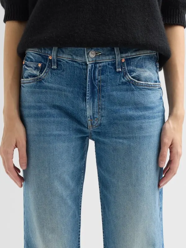MOTHER The Bookie Sneak Mid-rise Jeans