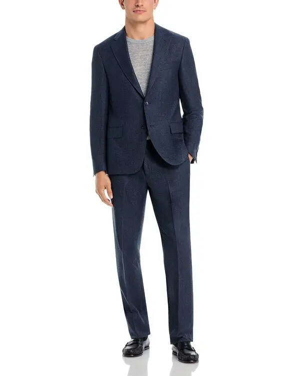 Vince Melange Textured Regular Fit Suit Pants