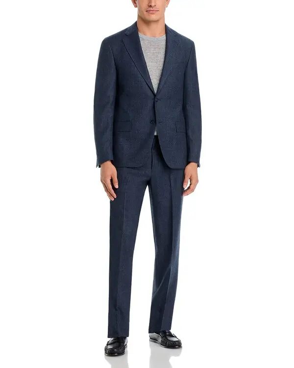 Vince Melange Textured Regular Fit Suit Jacket