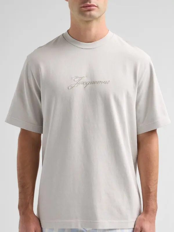 Jacquemus Logo Cotton Crewneck T-shirt