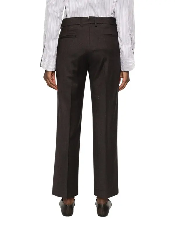 BERWICH Pressed-crease Belt-loop Trousers