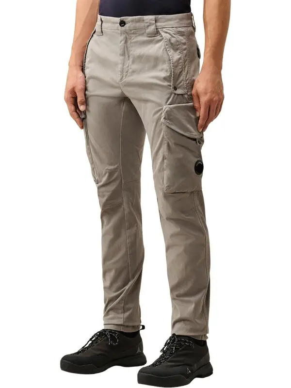 C.P. COMPANY Stretch Sateen Lens Ergonomic Cargo Pants