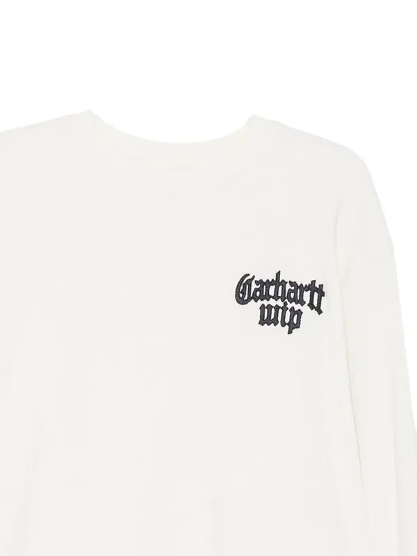 Carhartt Work In Progress Logo-embroidered Waffle-knit T-shirt