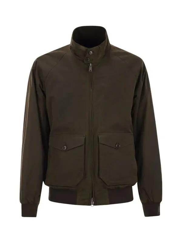 BARACUTA Waxed Jacket - Green