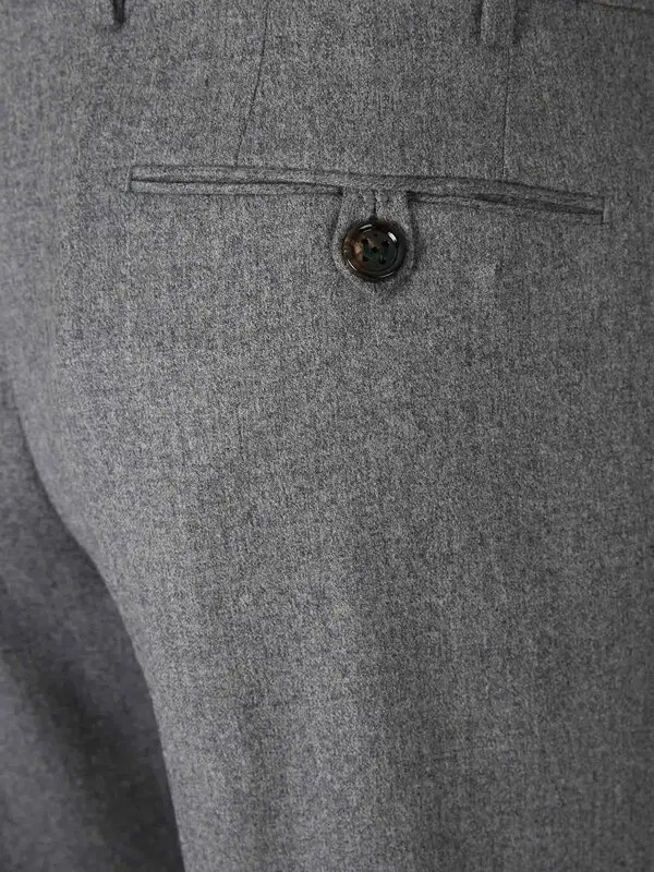 BERWICH Button-fastening Pleated Trousers