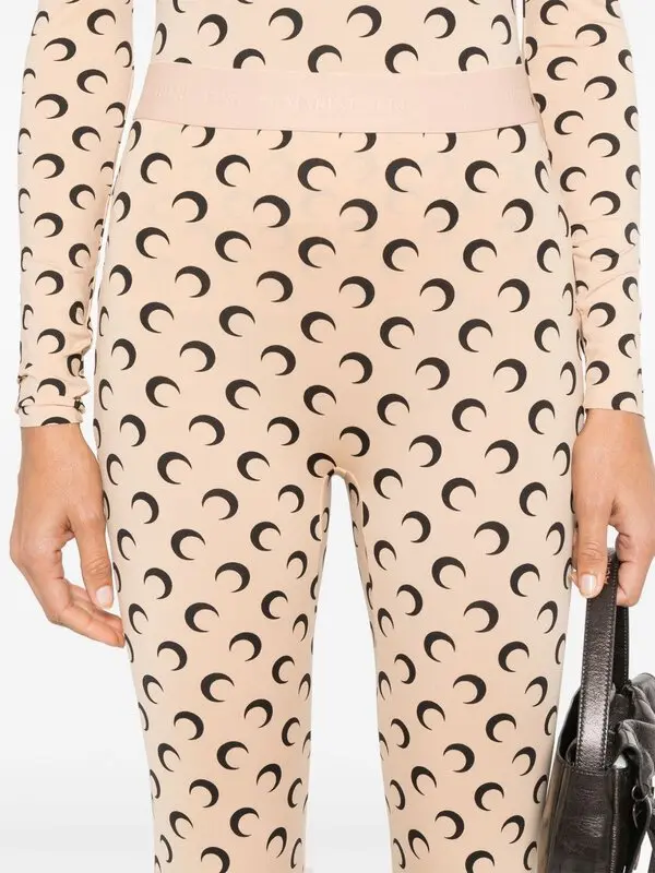 MARINE SERRE Moon Print Leggings