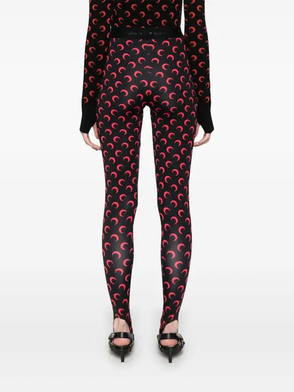 MARINE SERRE Moon Print Leggings