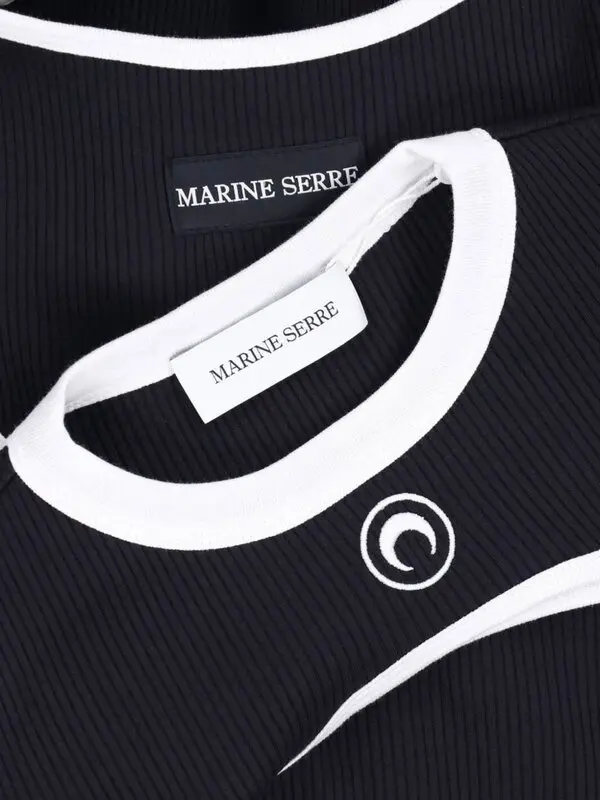 MARINE SERRE Moon Cutout Midi Dress