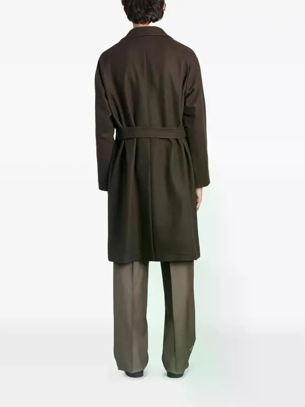 Tagliatore Belted Raglan-sleeve Coat