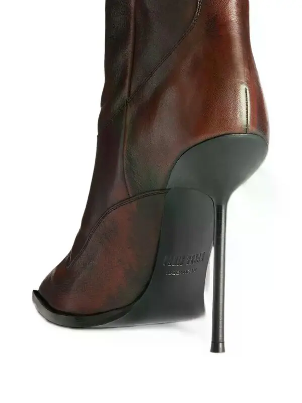 Paris Texas Lidia Heeled Leather Cowboy Boots