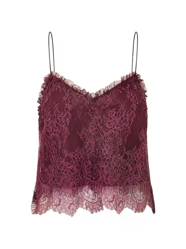 LoveShackFancy Ferni Lace Tank Top