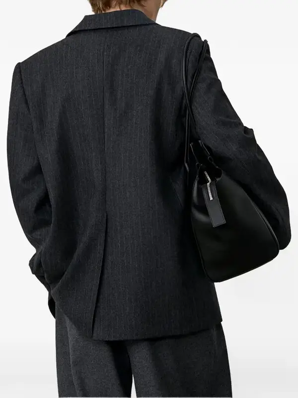 SYSTEM Pinstriped Double-breasted Blazer