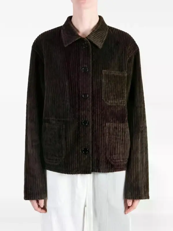 META CAMPANIA COLLECTIVE Corduroy Patch-pocket Jacket