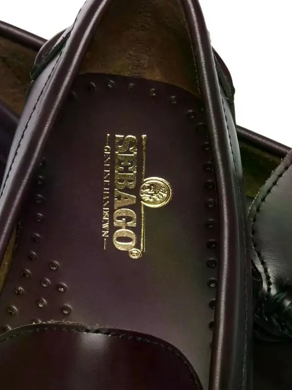 SEBAGO Frank Braided Leather Loafers