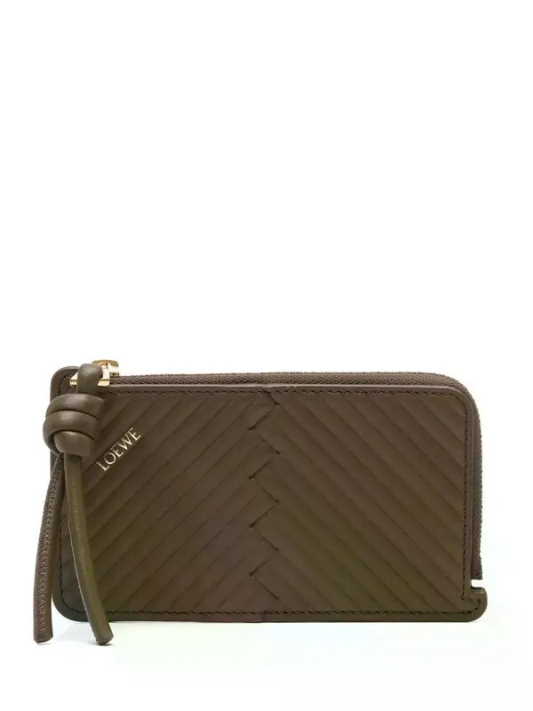 Loewe Knot Card Holder - Brown