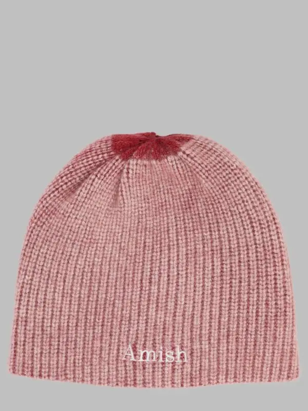 AMISH SUPPLIES Wool Logo Beret Hat For - Red