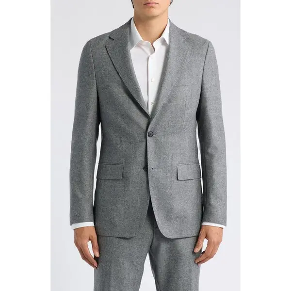 BOSS Huge Wool Suit Jacket - Medium Grey